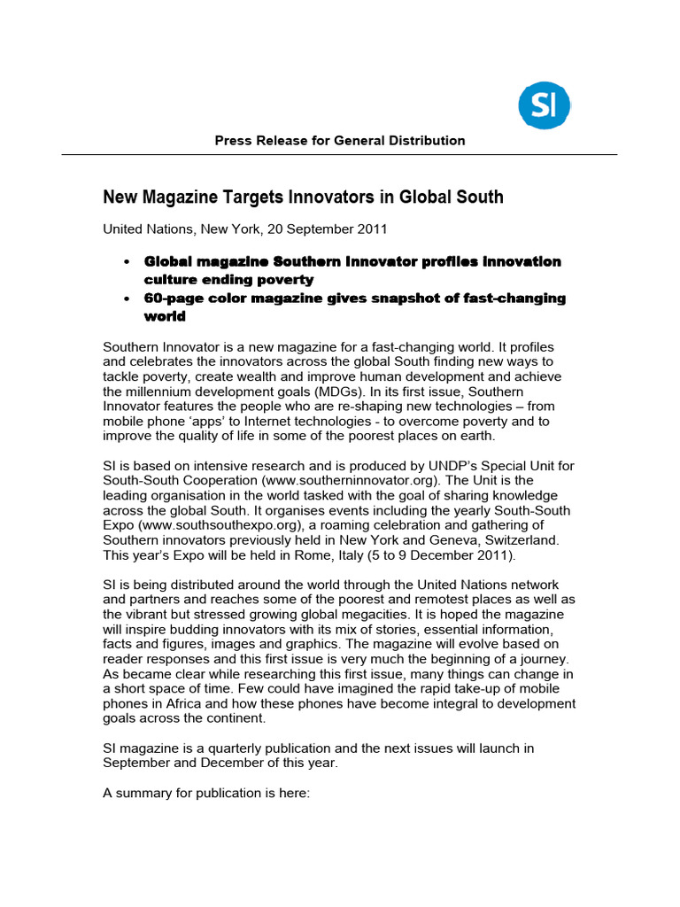 Southern Innovator Magazine From 2011 To 2012: A Compilation of ...