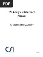 CSI BRIDGE Analysis Reference Manual | PDF | Deformation (Mechanics) | Coordinate System