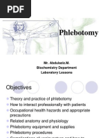 Lesson Plan - Phlebotomy | PDF | Lecture | Lesson Plan