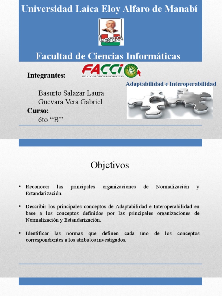 Adaptabilidad e Interoperabilidad | PDF | Organización internacional ...