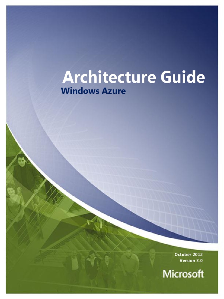 Windows Azure Architecture Guide | PDF | Databases | Cloud Computing