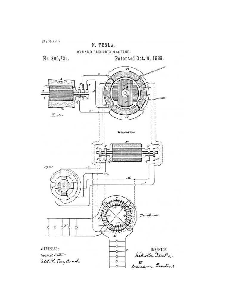 Tesla Patent,,,,Rotating Magnetic Field Using... Und A Ferrite Toroid1 ...