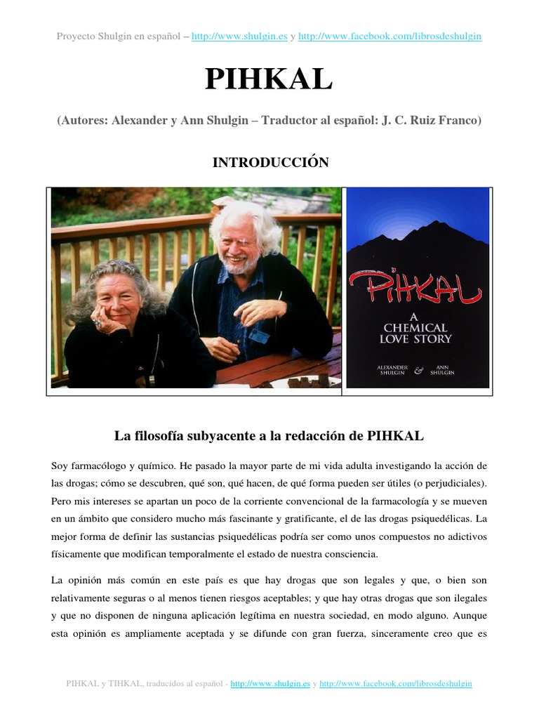 Introduccion A PIHKAL (Completa) | PDF | Drogas | Alma