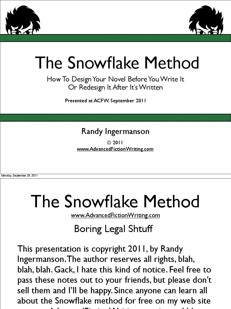 The Snowflake Method Presentation | Pride And Prejudice | Leisure