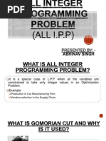 Pure & Mixed IPP Gomory's Cutting | PDF | Mathematical Optimization ...