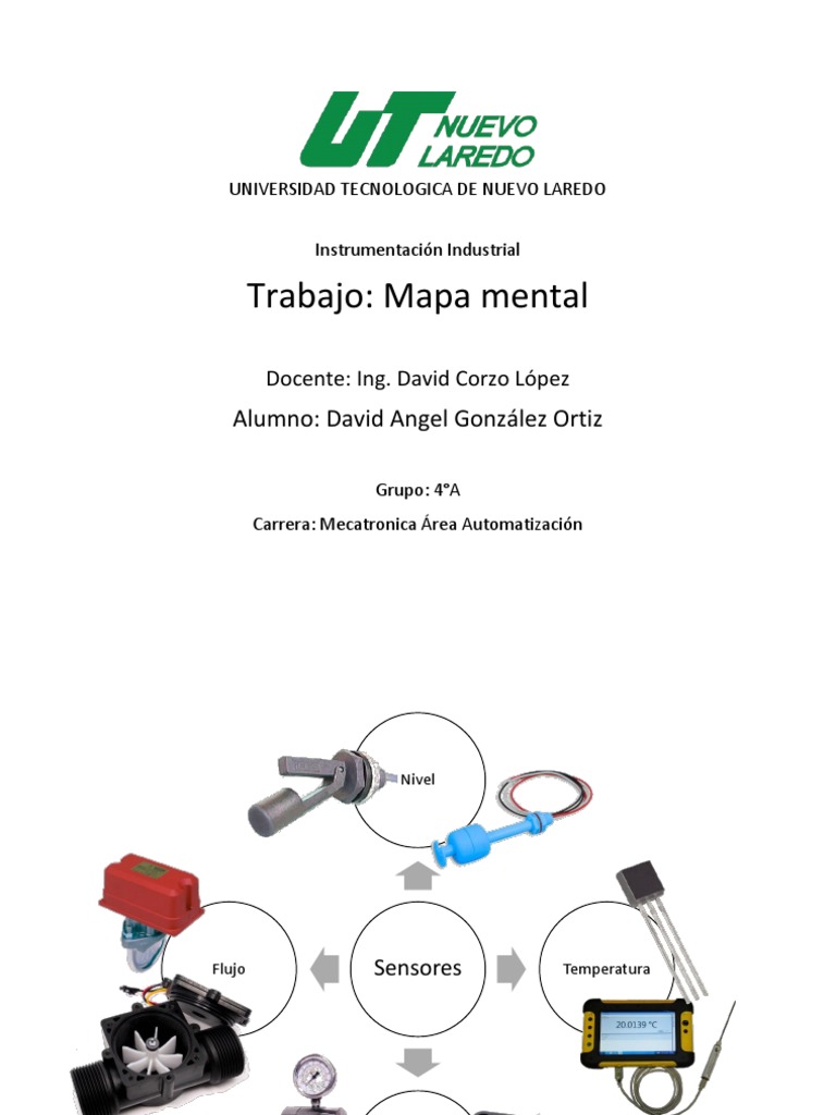 Mapa Mental de Sensores | PDF