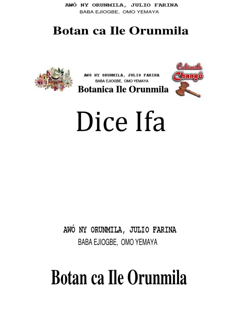 Dice Ifa | PDF | Deportes | Ocio
