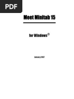 Minitab DOE Tutorial PDF | PDF | Analysis Of Variance | Errors And ...