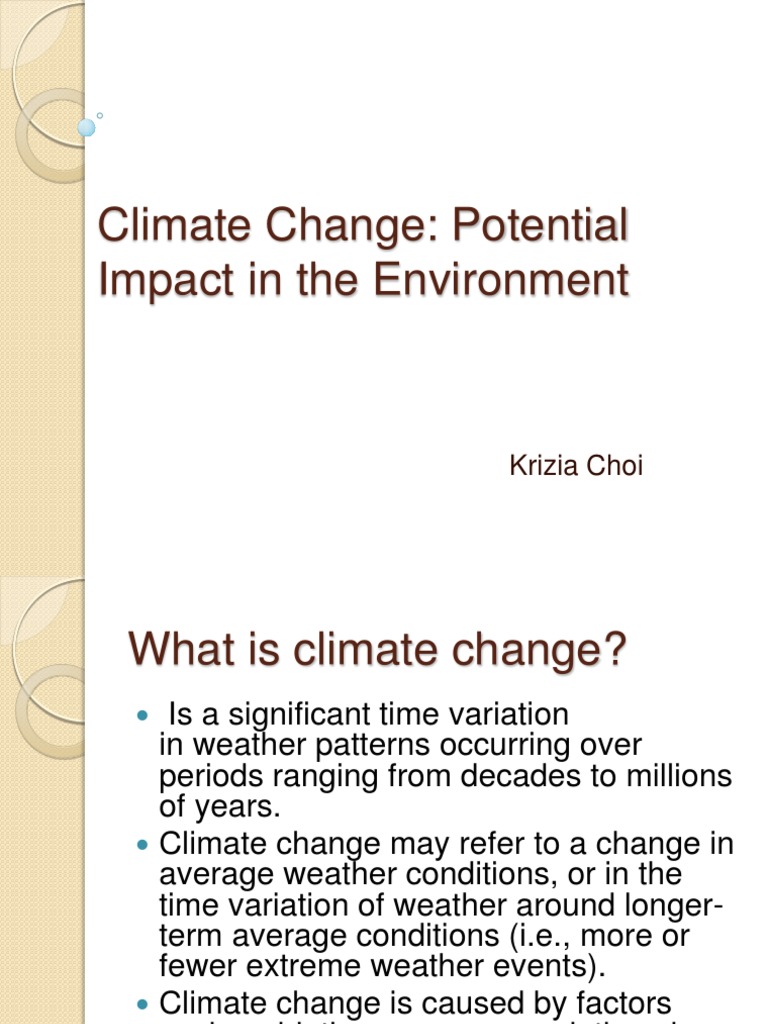 Climate Change | PDF | Climate Change | Water Resources
