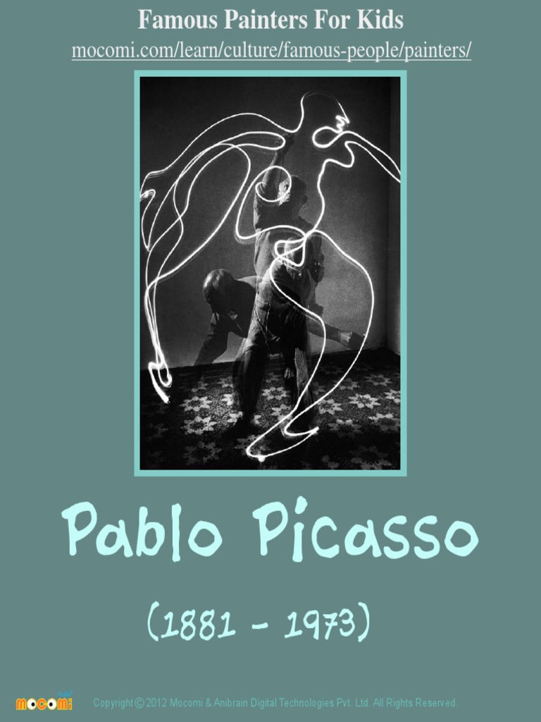 Pablo Picasso - Famous Painters For Kids | PDF | Pablo Picasso | Paintings