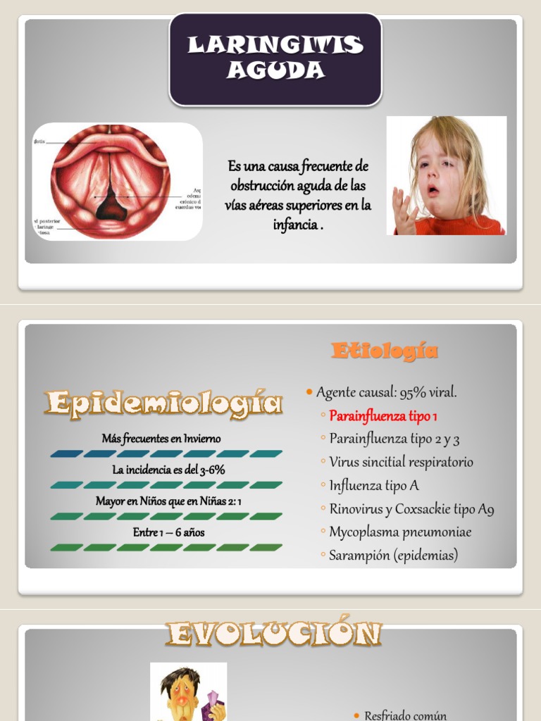 Laringitis Aguda en Niños: Causas y Tratamiento | PDF | Resfriado comun ...