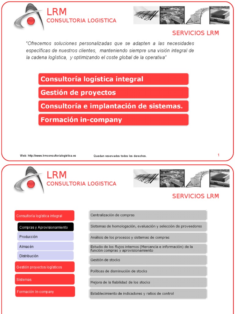 LRM Consultoria Logistica | PDF | Logística | Almacén