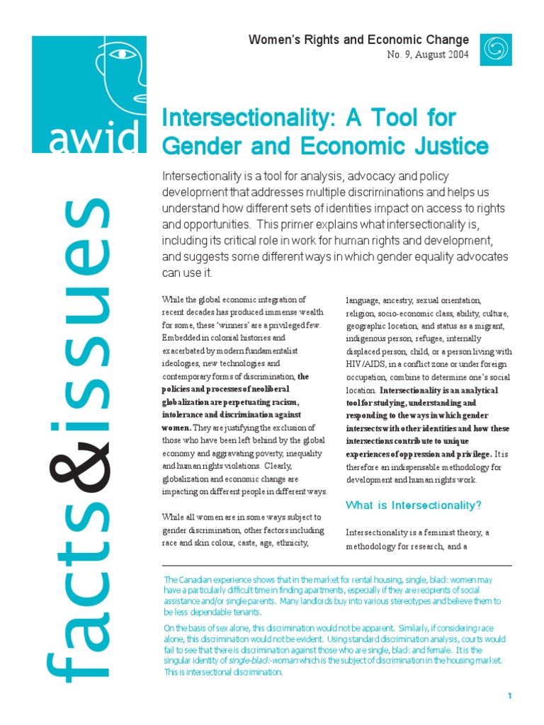 Intersectionality | PDF | Intersectionality | Gender