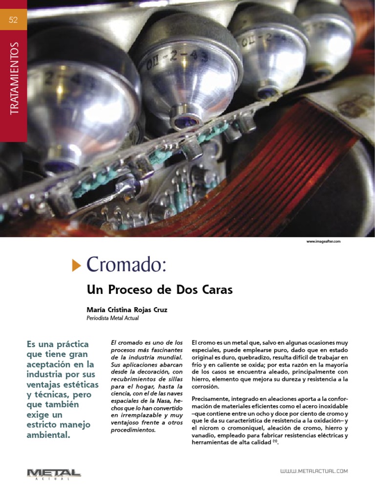 Cromad de Metales | Revestimiento | Electroquímica