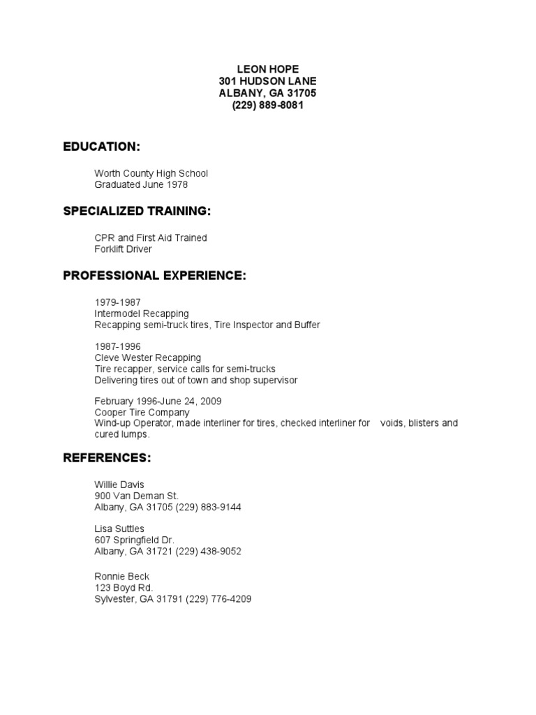 Leon Resume | PDF