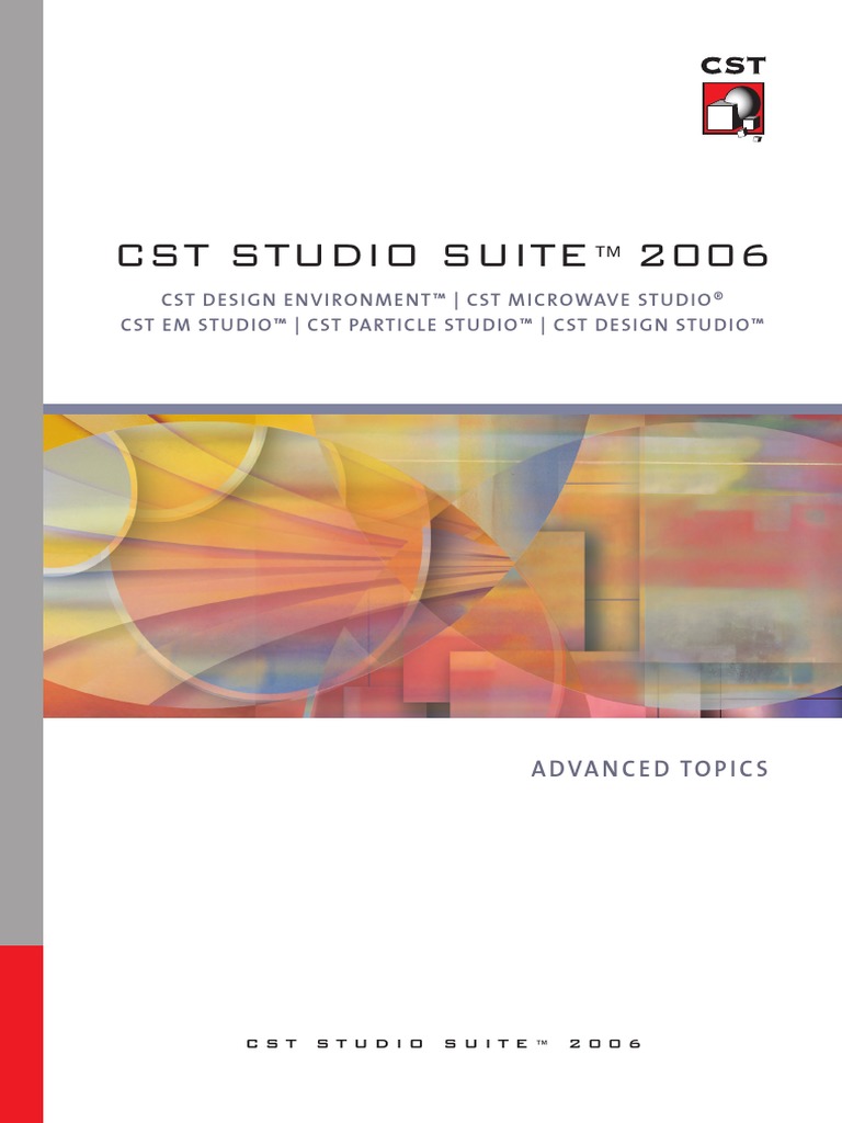 CST Studio Suite - Advanced Topic | PDF