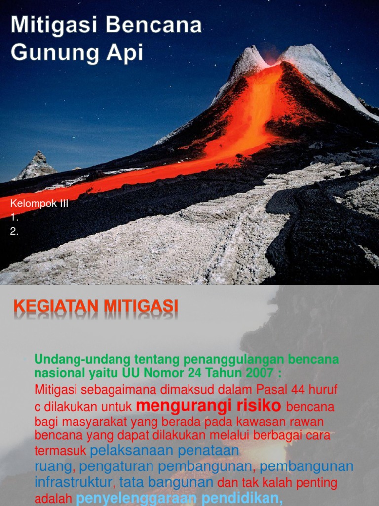 Mitigasi Bencana Gunung Api - Perumperindo.co.id