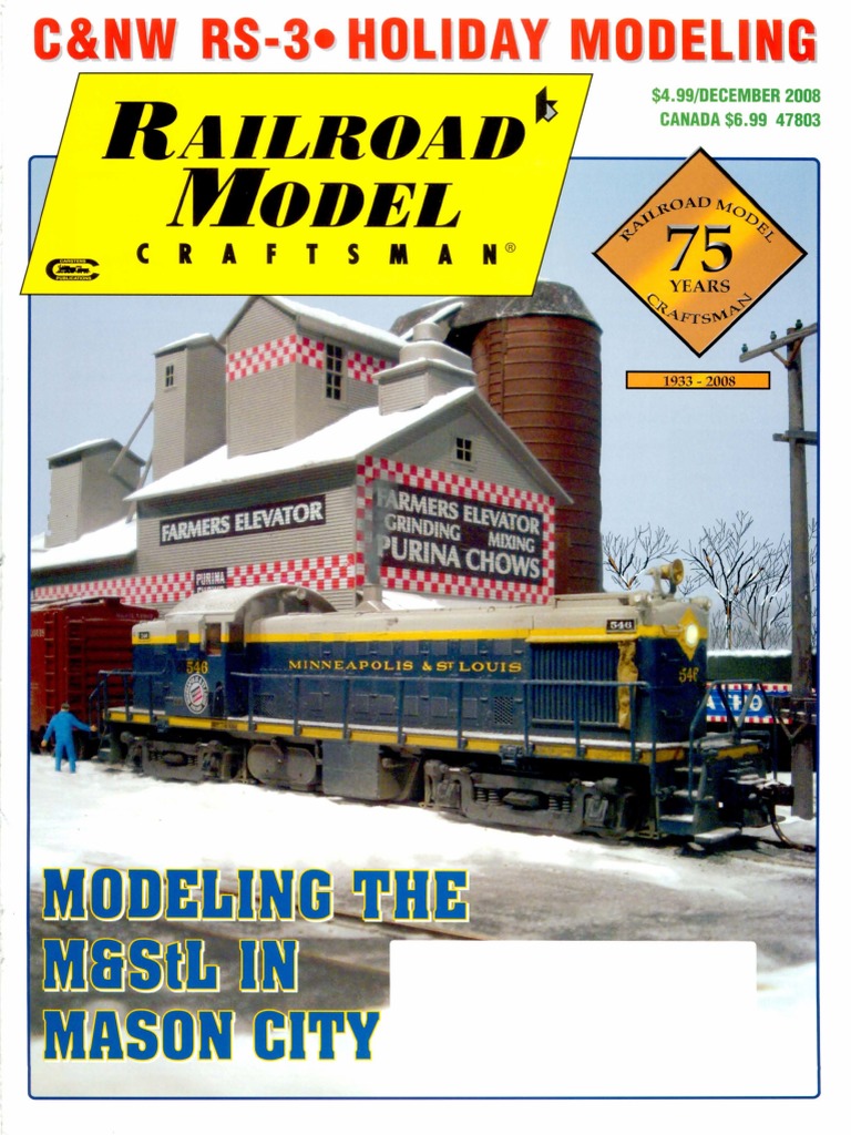 Railroad Model Craftsman 2008-12 | Railway | Transport