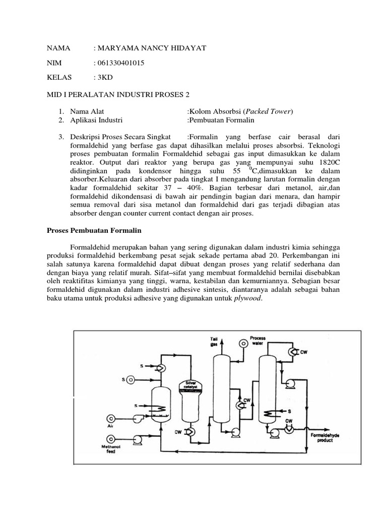 Pembuatan Formalin | PDF