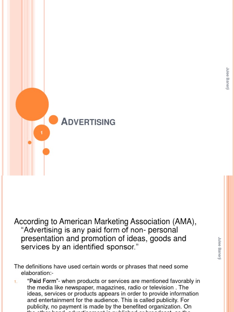 Module 1 Advertising | PDF | Advertising | Retail