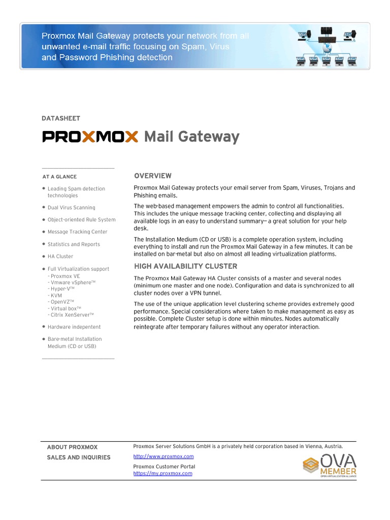 Proxmox Mail Gateway Overview | PDF | Computers