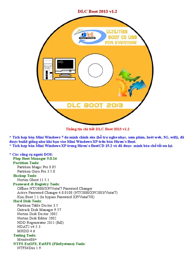 DLC Boot 2013 | PDF | Microsoft Software | Microcomputers