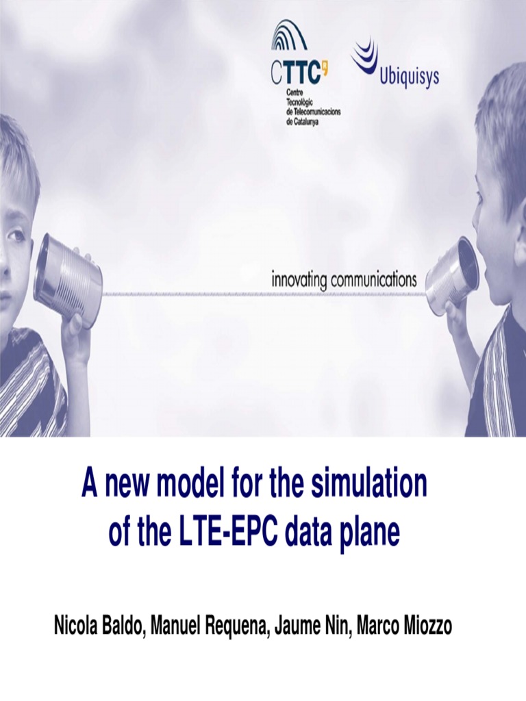 LTE-EPC Data Plane Simulation Model | PDF