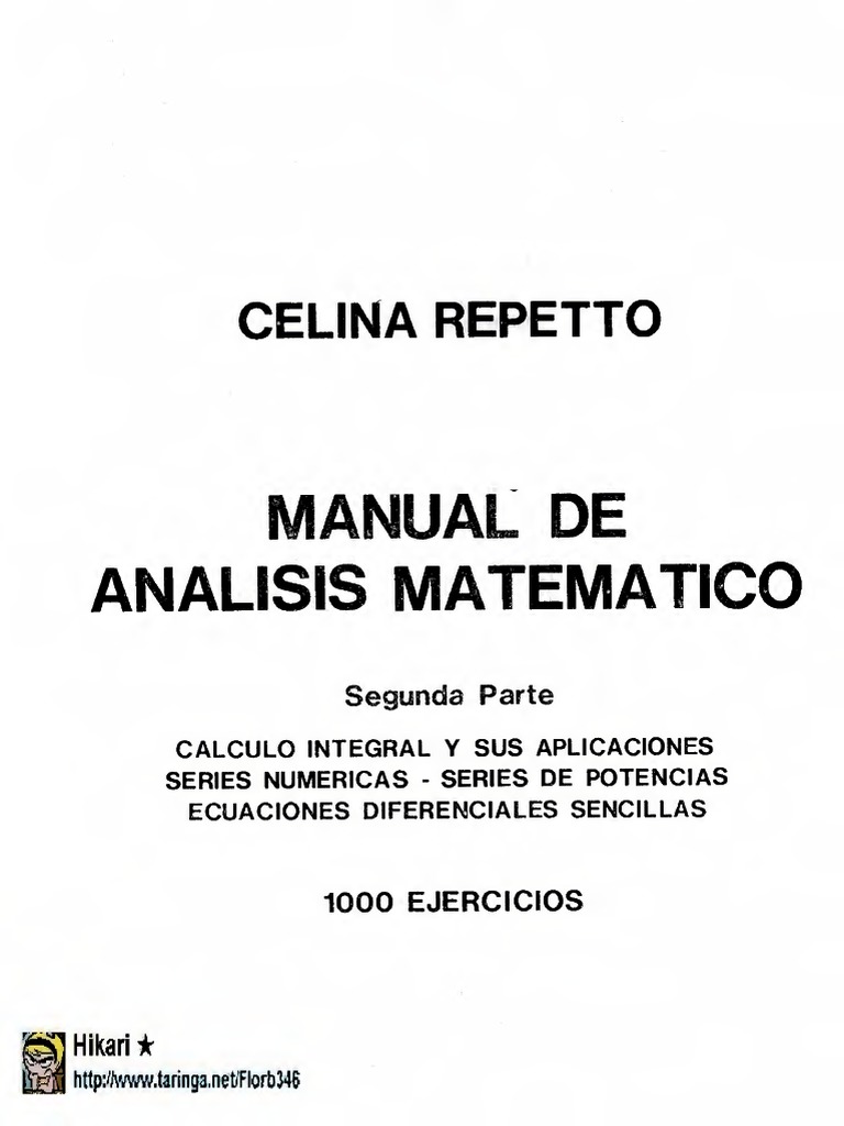 Manual 20de 20an c3 A1lisis 20matem c3 A1tico 20celina 20repetto 20 ...