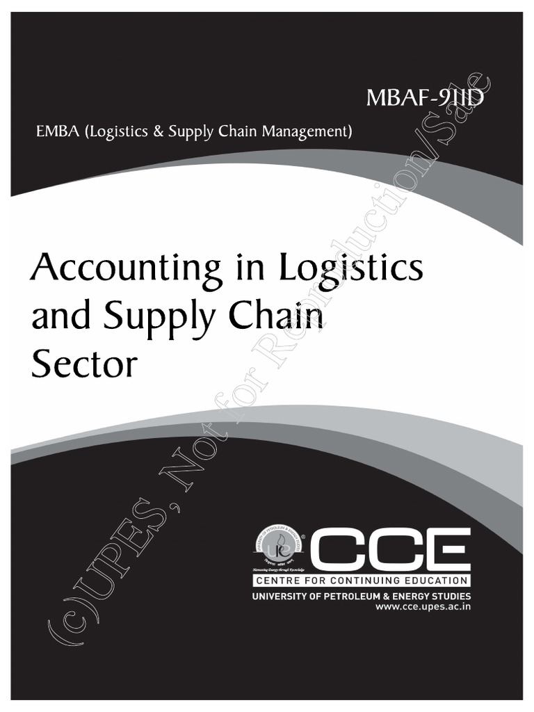 Accounting in Logistics and Supply Chain Sector-V1Final | PDF | Revenue ...