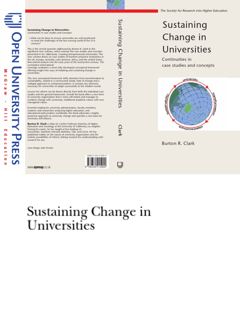 (Burton R. Clark) Sustaining Change in Universitie | PDF | University ...