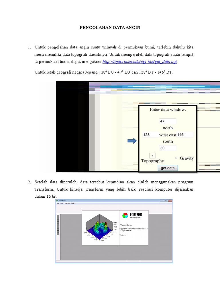 Pengolahan Data Angin | PDF