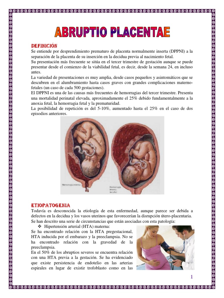 Abruptio Placentae | PDF | Pelvis | Especialidades Medicas