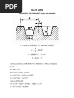 Tablas de Roscas Metricas y Whitworth | PDF | Corte | Bienes manufacturados
