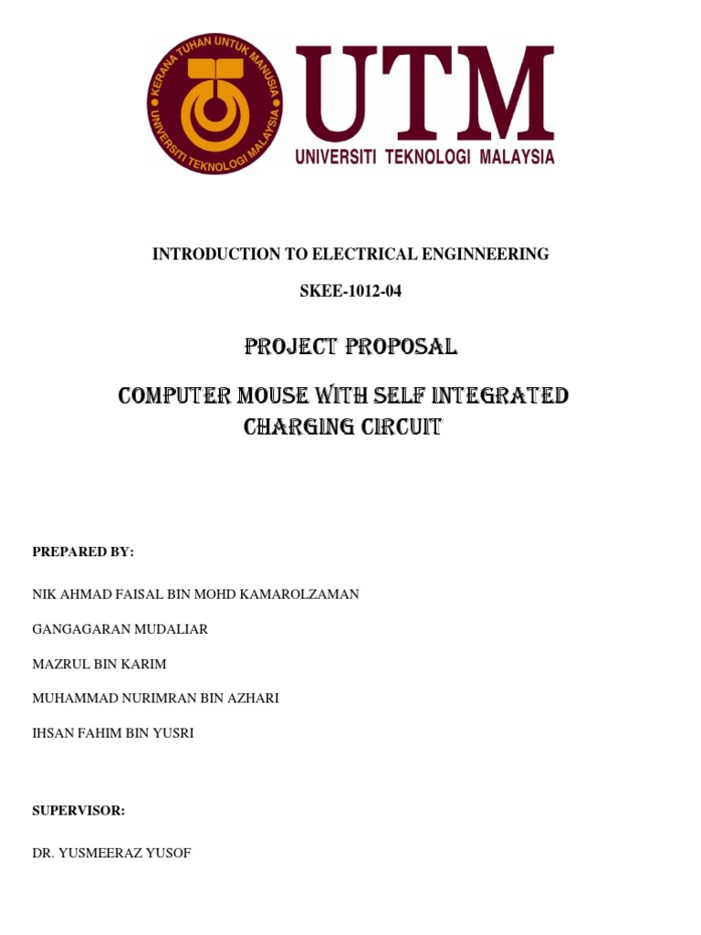 Introduction to Electrical Engineering Project Proposal ...