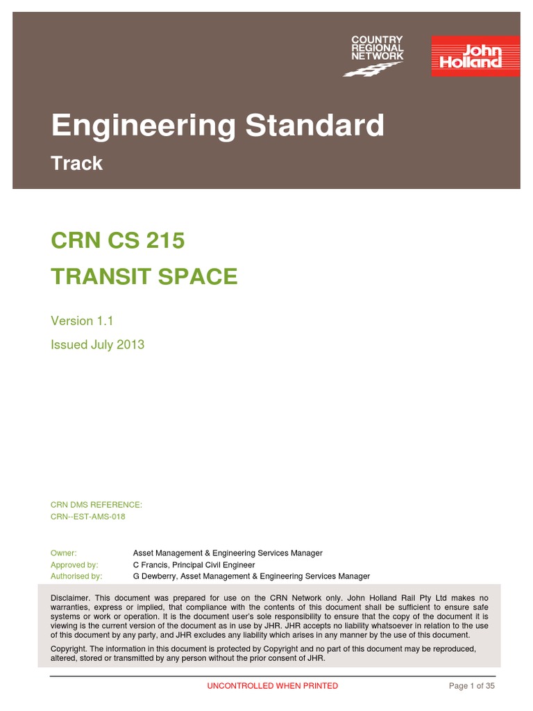 Rail Track Kinematic Envelop | PDF | Track (Rail Transport) | Track Gauge