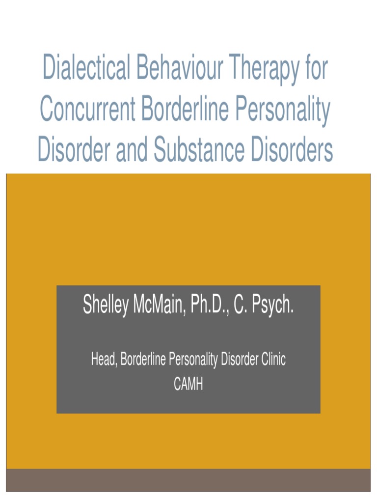 DBT Workshop PDF | PDF | Dialectical Behavior Therapy | Borderline ...