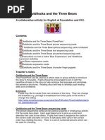 Goldilocks and the Three Bears Story | PDF | Goldilocks And The Three ...