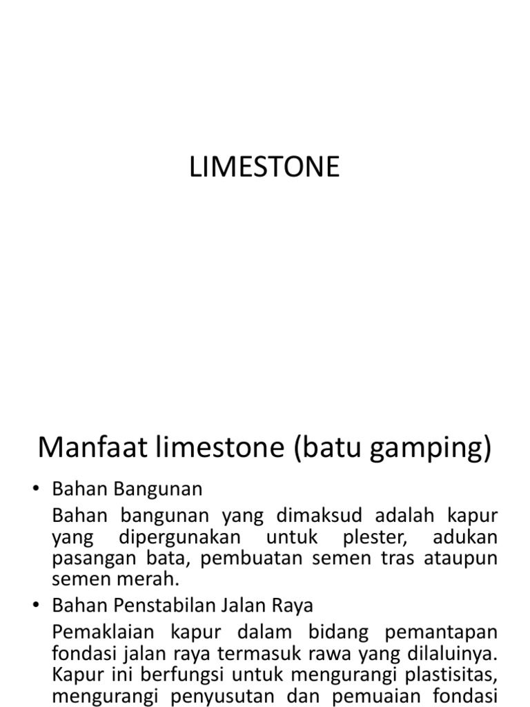 Limestone | PDF