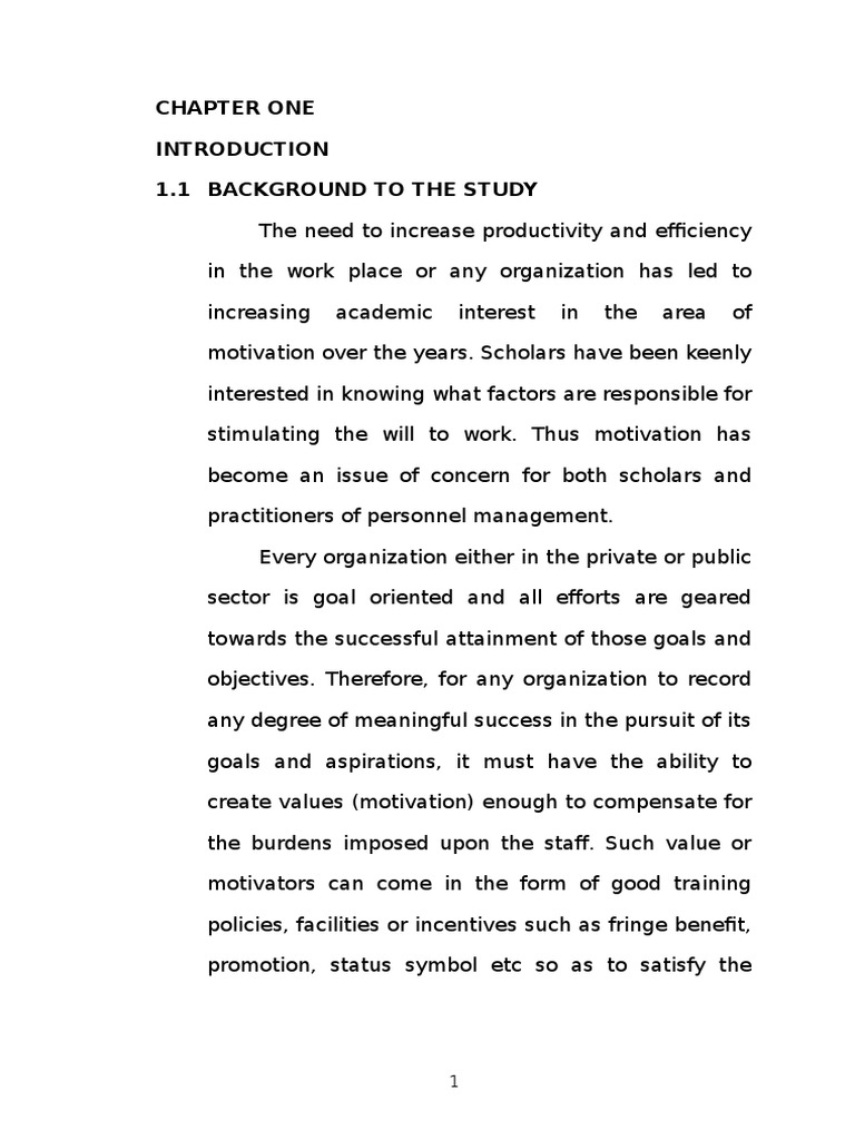 Impact of Employee Motivation in The Banking Sector | PDF | Motivation ...