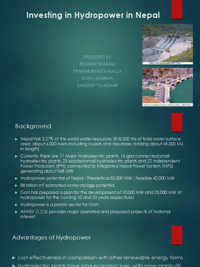 Hydropower Investment Opportunities in Nepal | PDF | Hydroelectricity ...