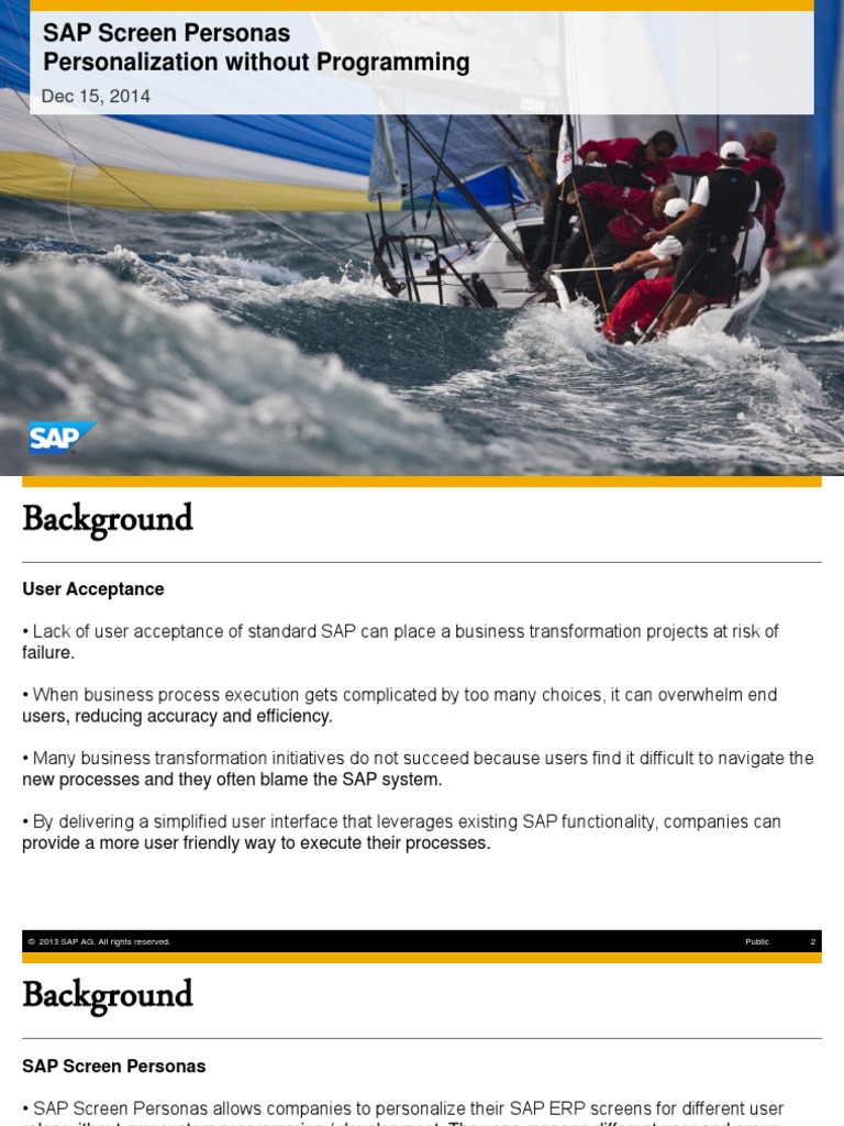 SAP Screen Personas | PDF | Sap Se | Enterprise Resource Planning