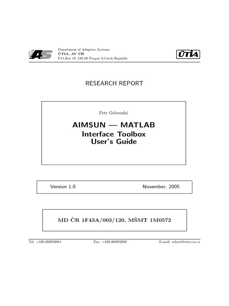 Matlab Aimsun | PDF | Library (Computing) | Matlab