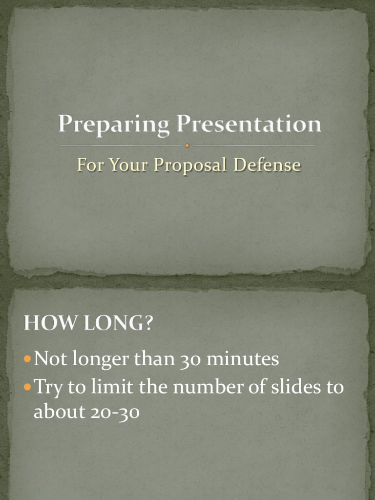 For Your Proposal Defense | PDF | Thesis | Science