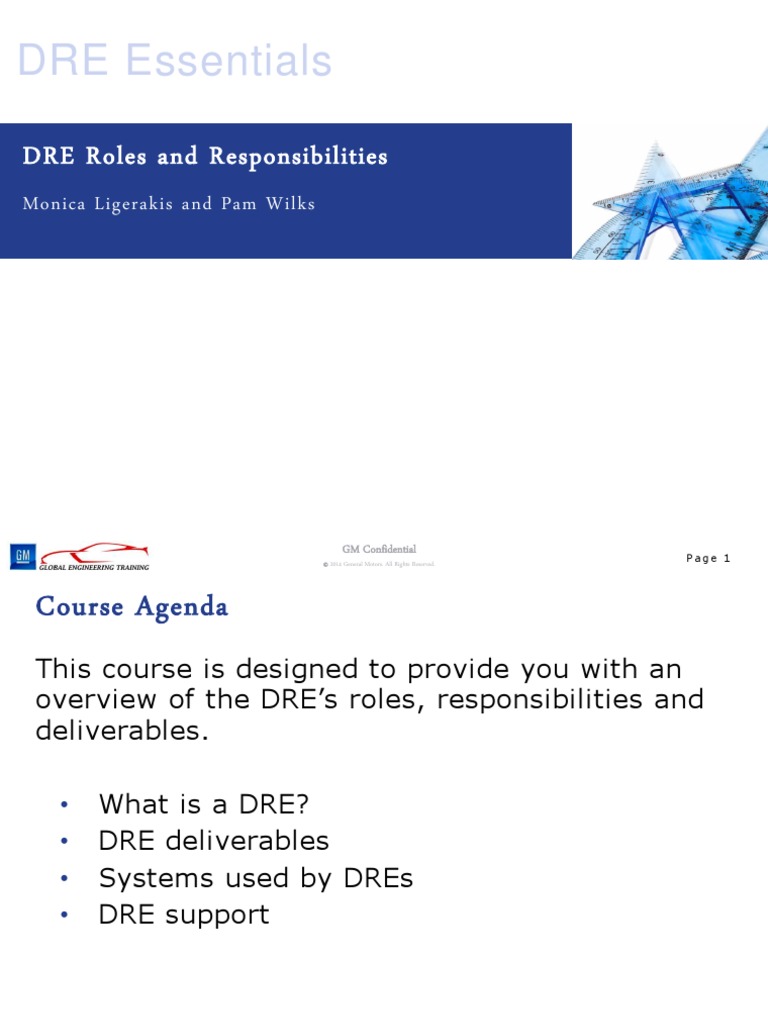 2 DREA TRAINING - DRE - Roles - and - Responsibilities | Download Free ...