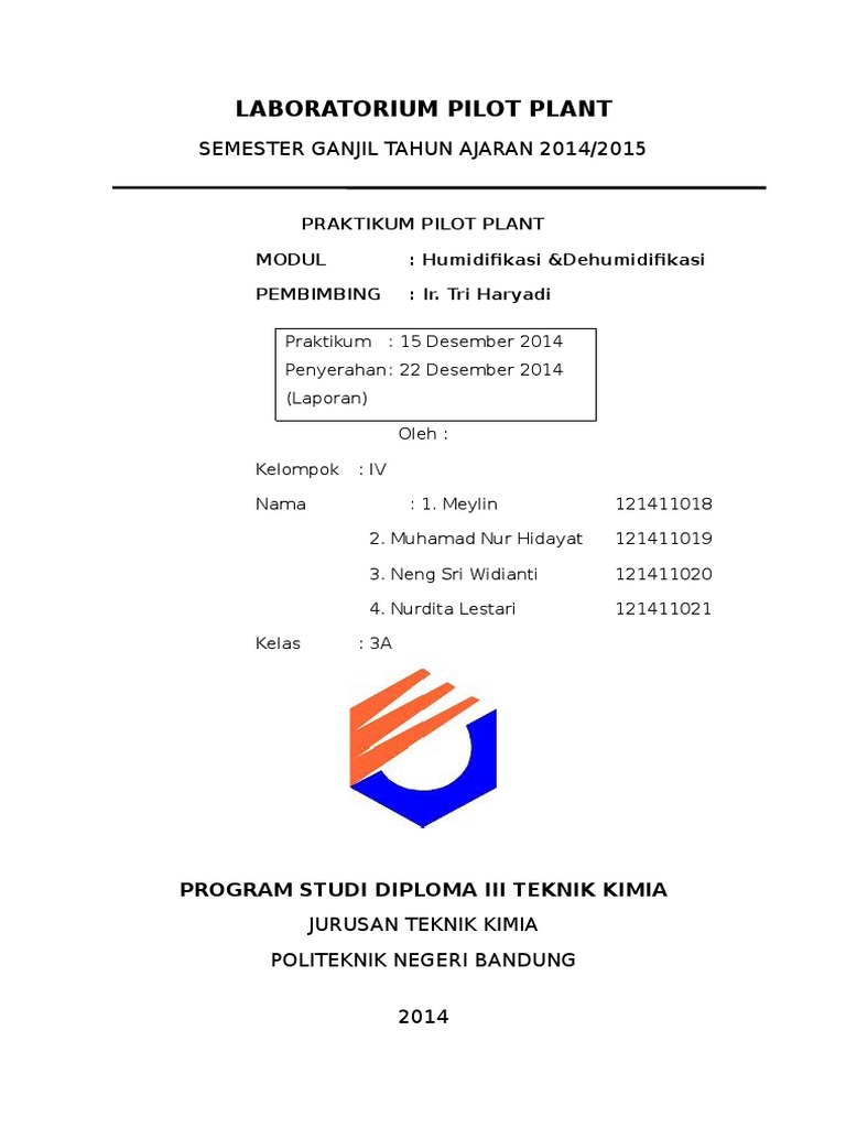 Kelompok 4 - Humidifikasi & Dehumidifikasi | PDF