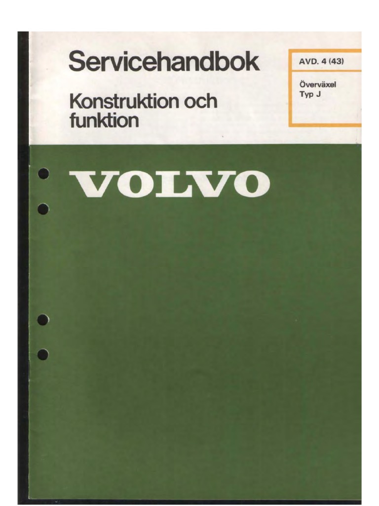 Overdrive Type J Construction and Function | PDF
