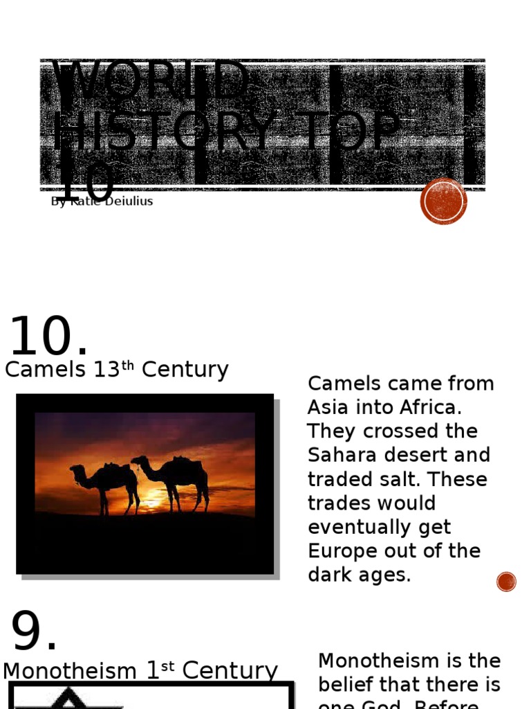 World History Top 10 | PDF