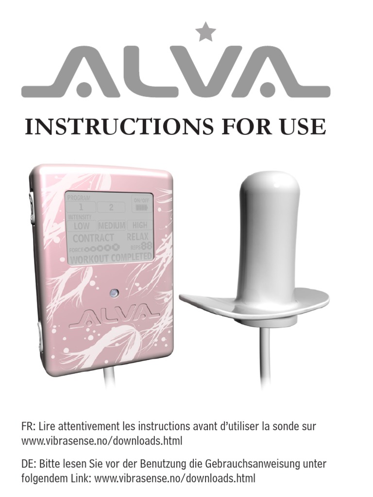 Alva by VibraSense, Instructions For Use | PDF | Urinary Incontinence ...