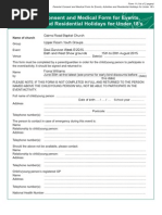 LDS Event Medical Release Form | PDF | Over The Counter Drug | Health Care