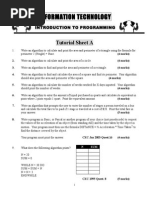 Practice Problems 01 Pseudocodes and Flowcharts | PDF | Theoretical ...